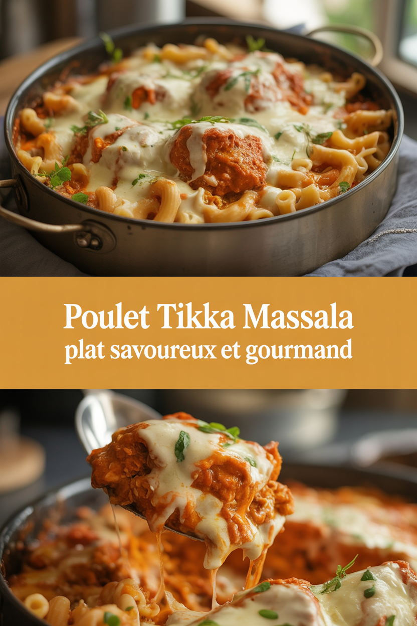 Poulet tikka massala plat savoureux et gourmand - Top Recettes